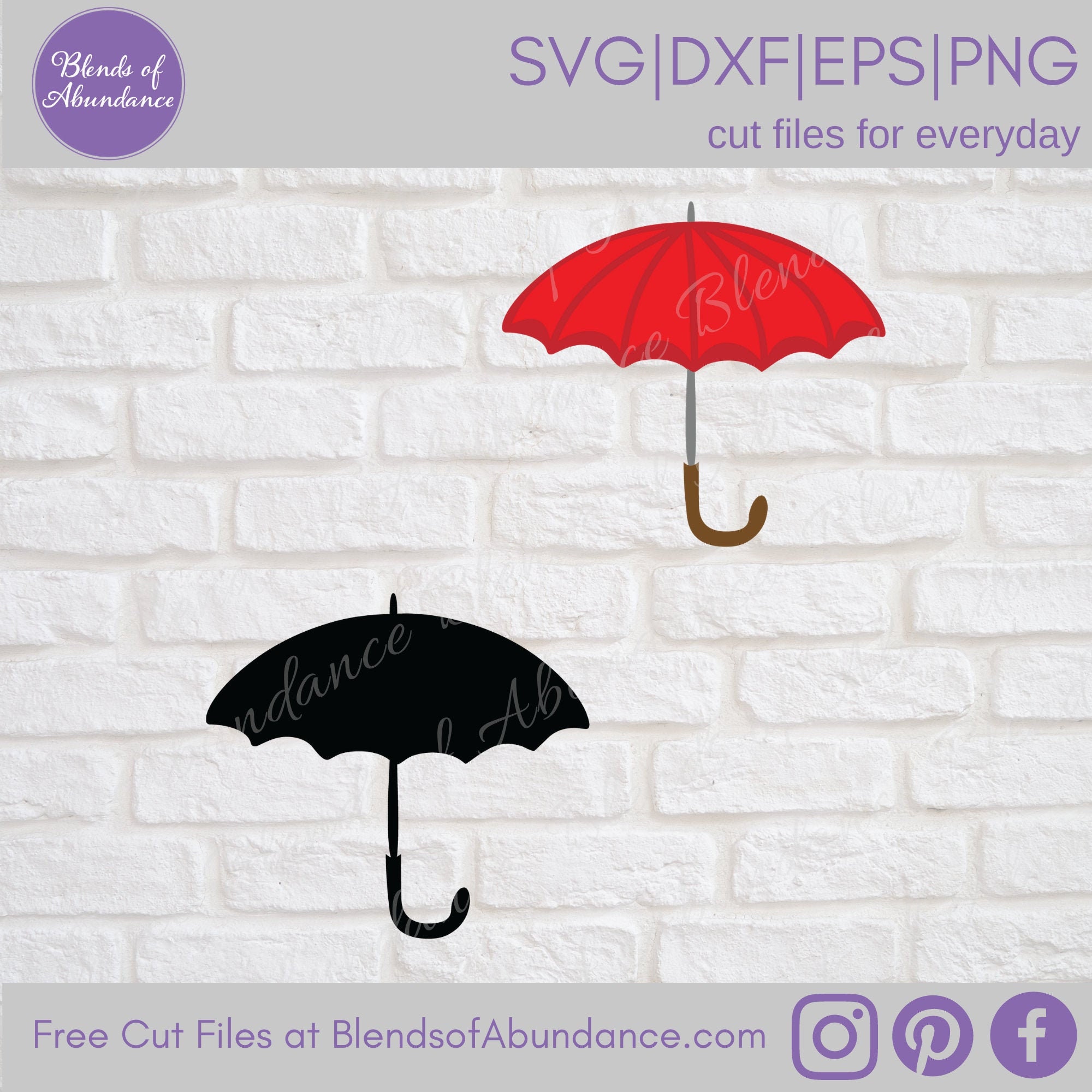 Umbrella SVG Spring SVG Farmhouse Svg Rain Umbrella SVG - Etsy