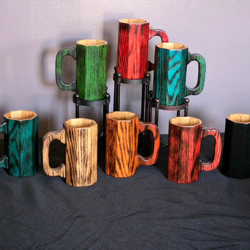 Wooden Mug - Etsy