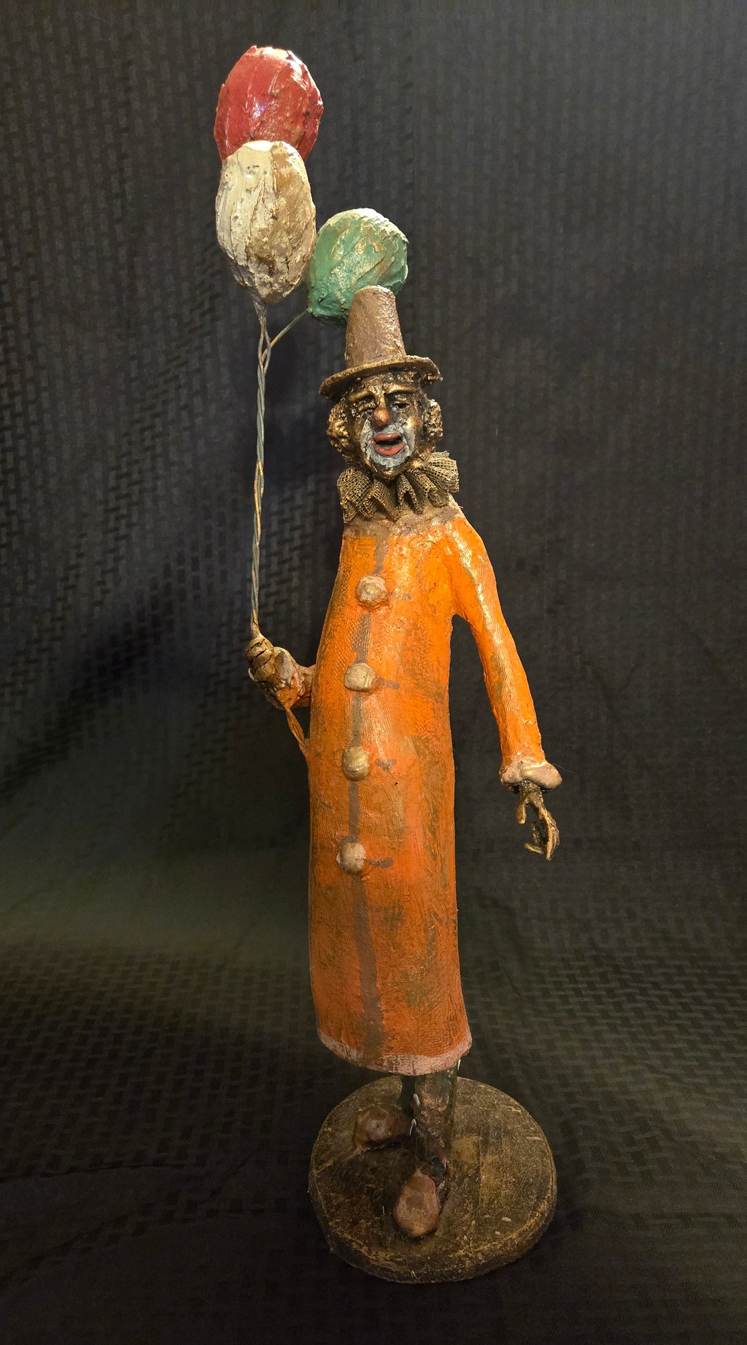 J.pena Wire Sculpture Orange With Balloons - Etsy