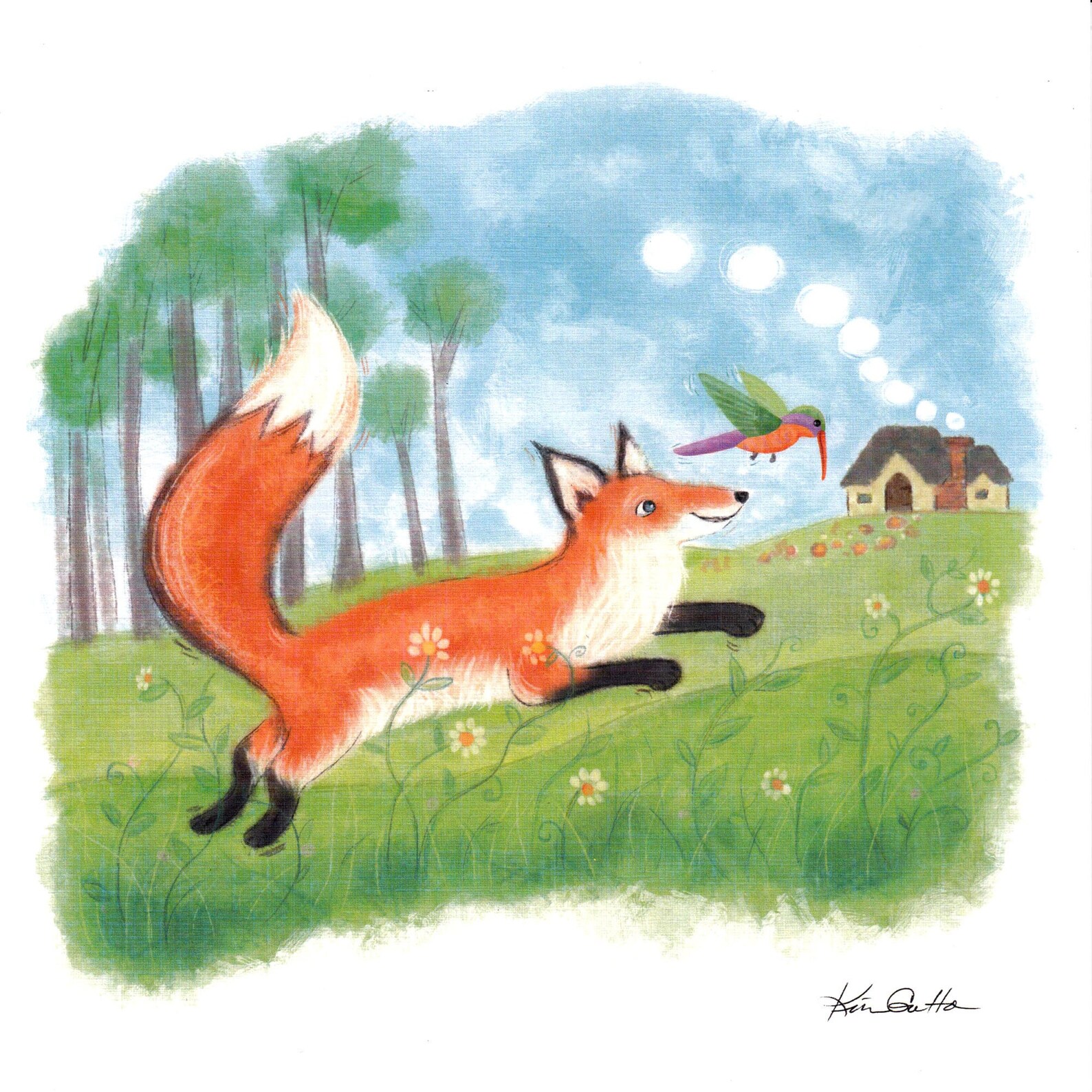 Fox & Bird - Etsy