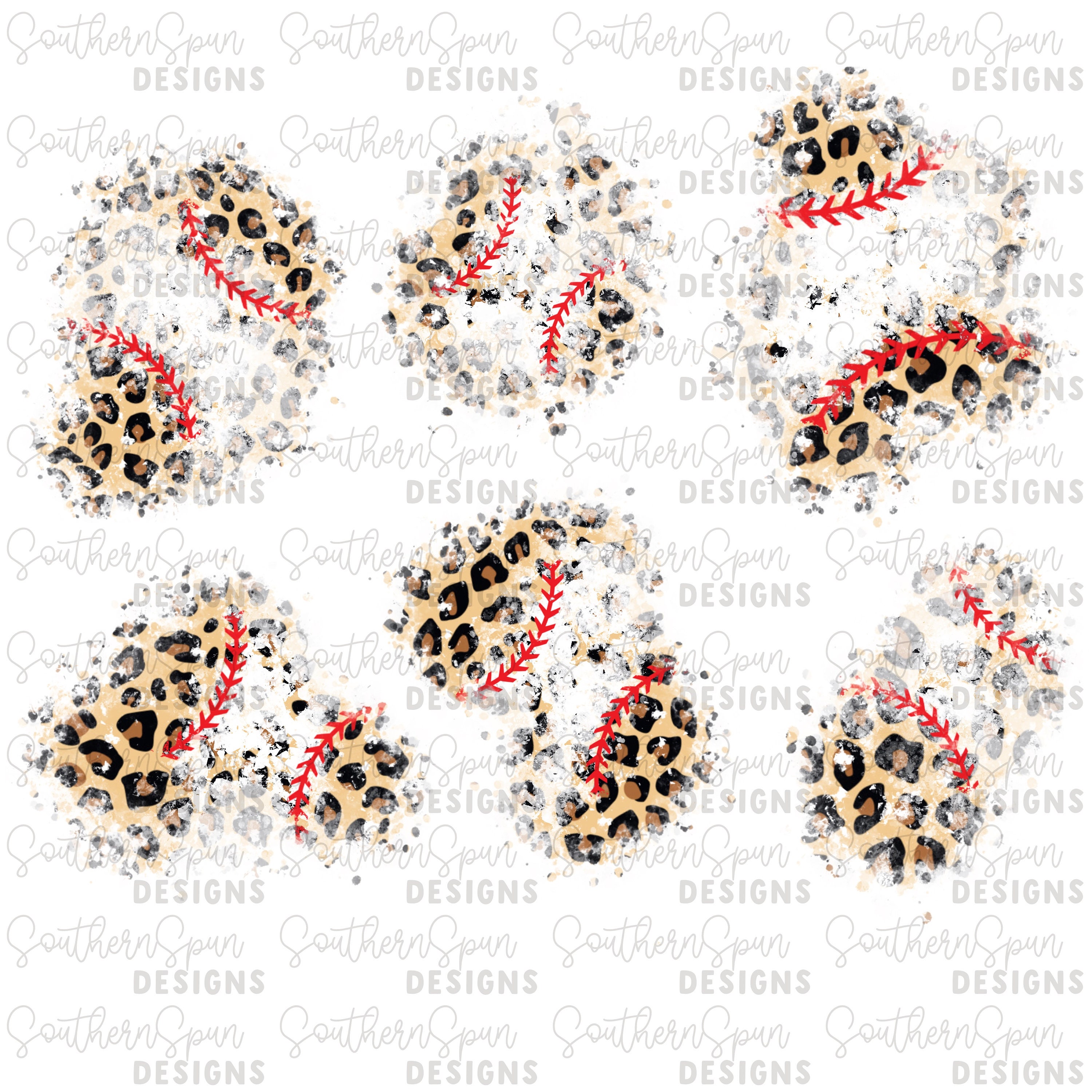 Distressed Leopard Print Baseball Sublimation Patches PNG - Etsy