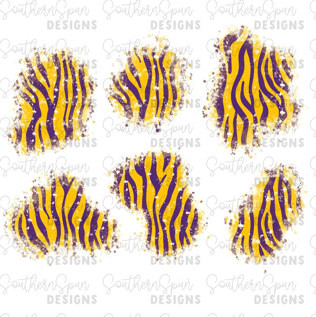 Distressed Tiger Stripes Sublimation Patches PNG Instant Download - Etsy