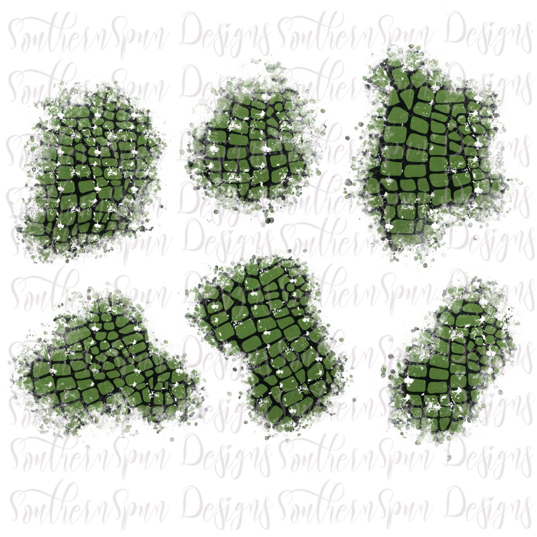Distressed Gator Skin Sublimation Patches PNG | Instant Download - Etsy