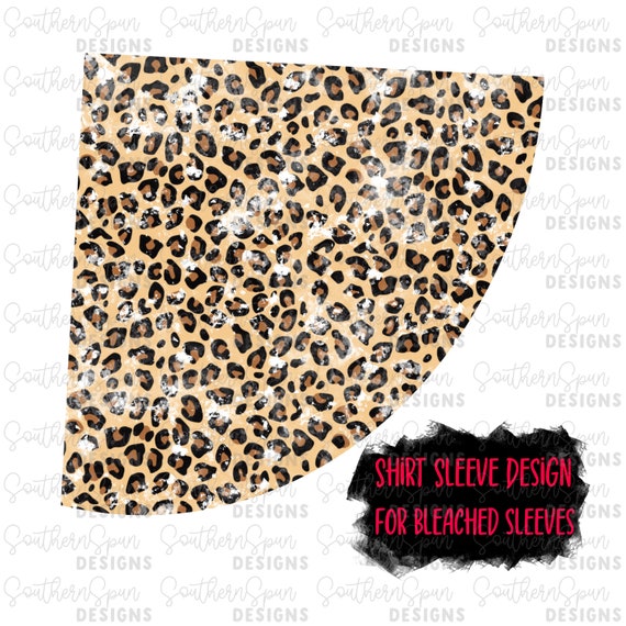 Distressed Leopard Print Sublimation Sleeve PNG Instant - Etsy