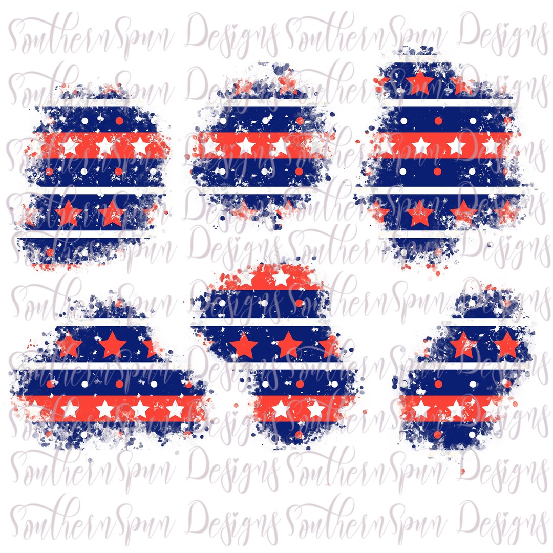 Distressed Stars and Stripes Sublimation Patches PNG | Instant Download ...