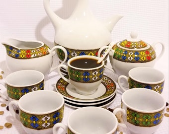 Ethiopian Coffee Cups Set - Etsy