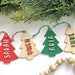 Personalized Tree Name Tag Wooden Christmas Name Tags - Etsy