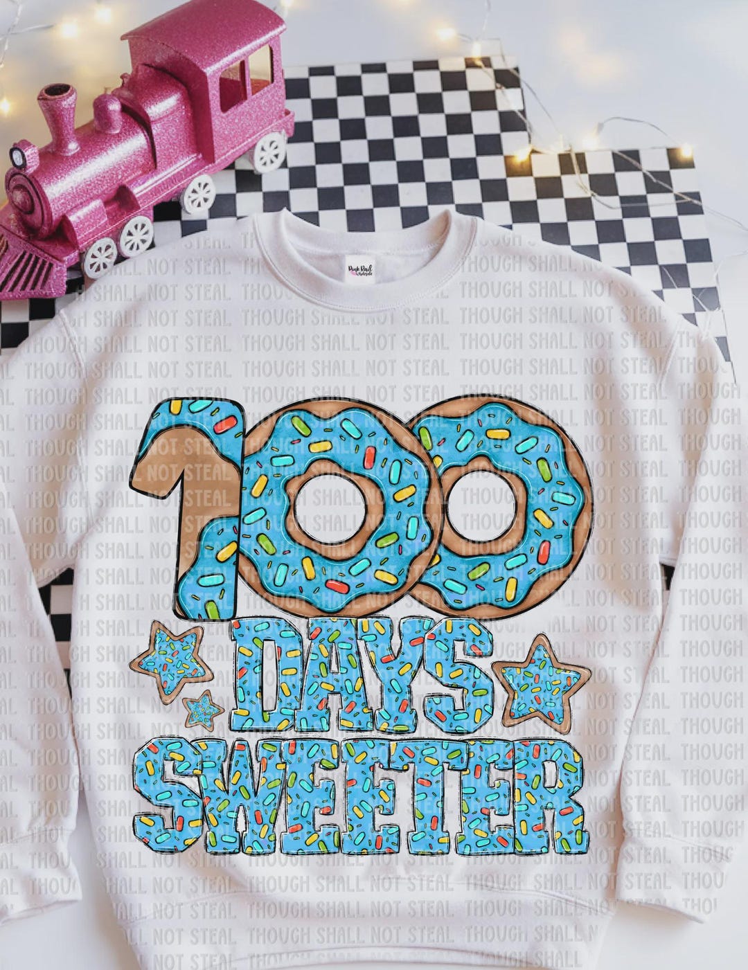 100 Days Sweeter 100 Days of School DTF Transfer 27-44A - Etsy