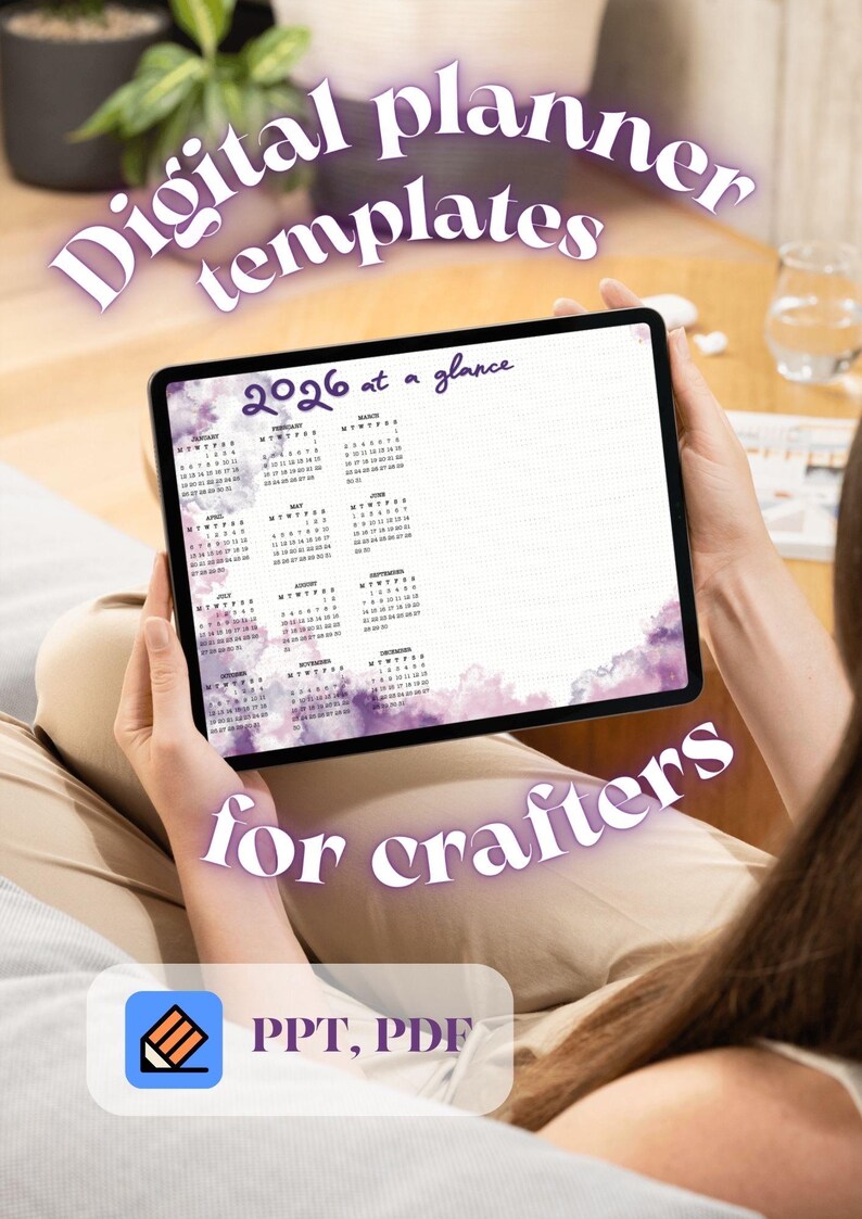 2026 Digital Planner for Crafters & Small Business (PPT and PDF) - Etsy