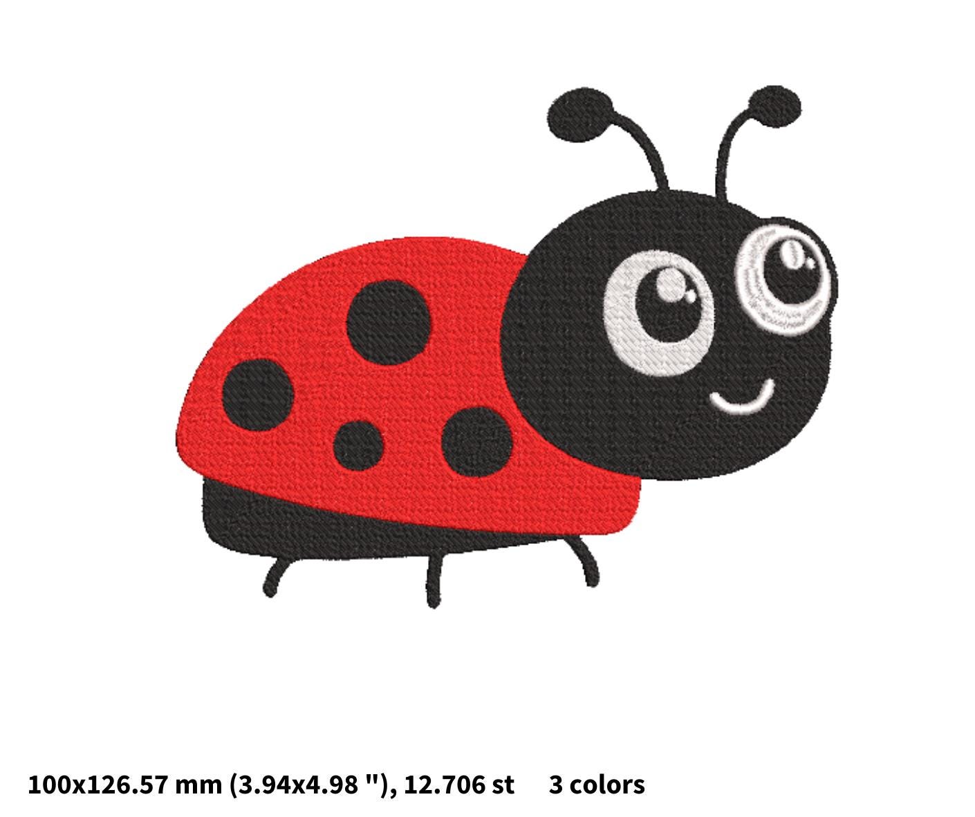 Ladybug Embroidery Designs Ladybug Embroidery Design Machine Embroidery ...