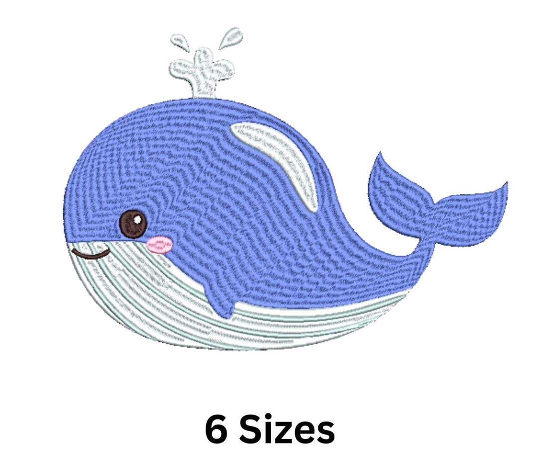 Whale Embroidery Designs Animals Embroidery Design Machine Embroidery ...