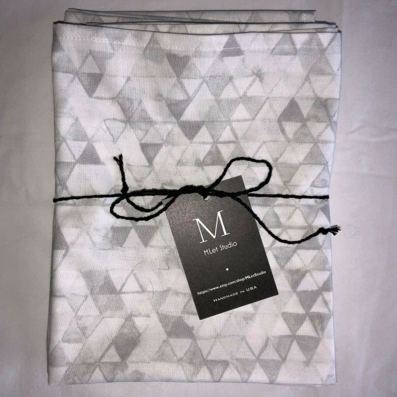 NEW Handmade 100% Cotton Extra Large Dinner Napkins SET of 4 Size 25.5 ...
