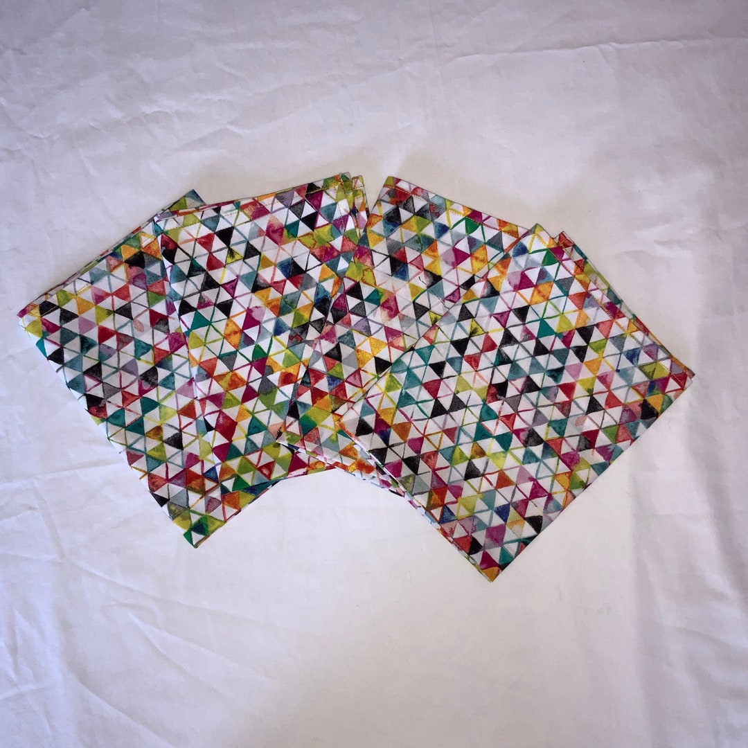 NEW Handmade 100% Cotton Extra Large Dinner Napkins SET of 4 Size 25" X ...