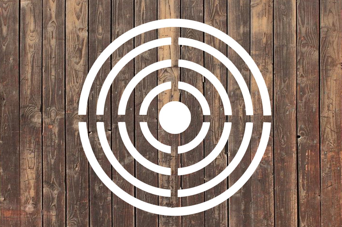 Laser Cut Bullseye Stencil for Shooting, Axe, and Knife Targets - Etsy