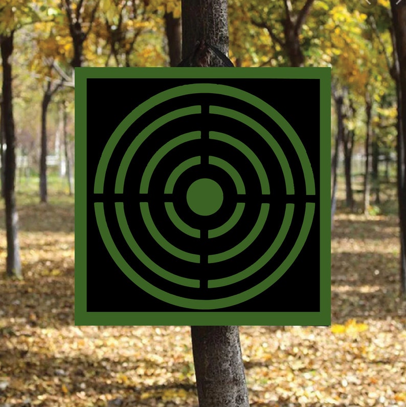 Laser Cut Bullseye Stencil for Shooting, Axe, and Knife Targets - Etsy