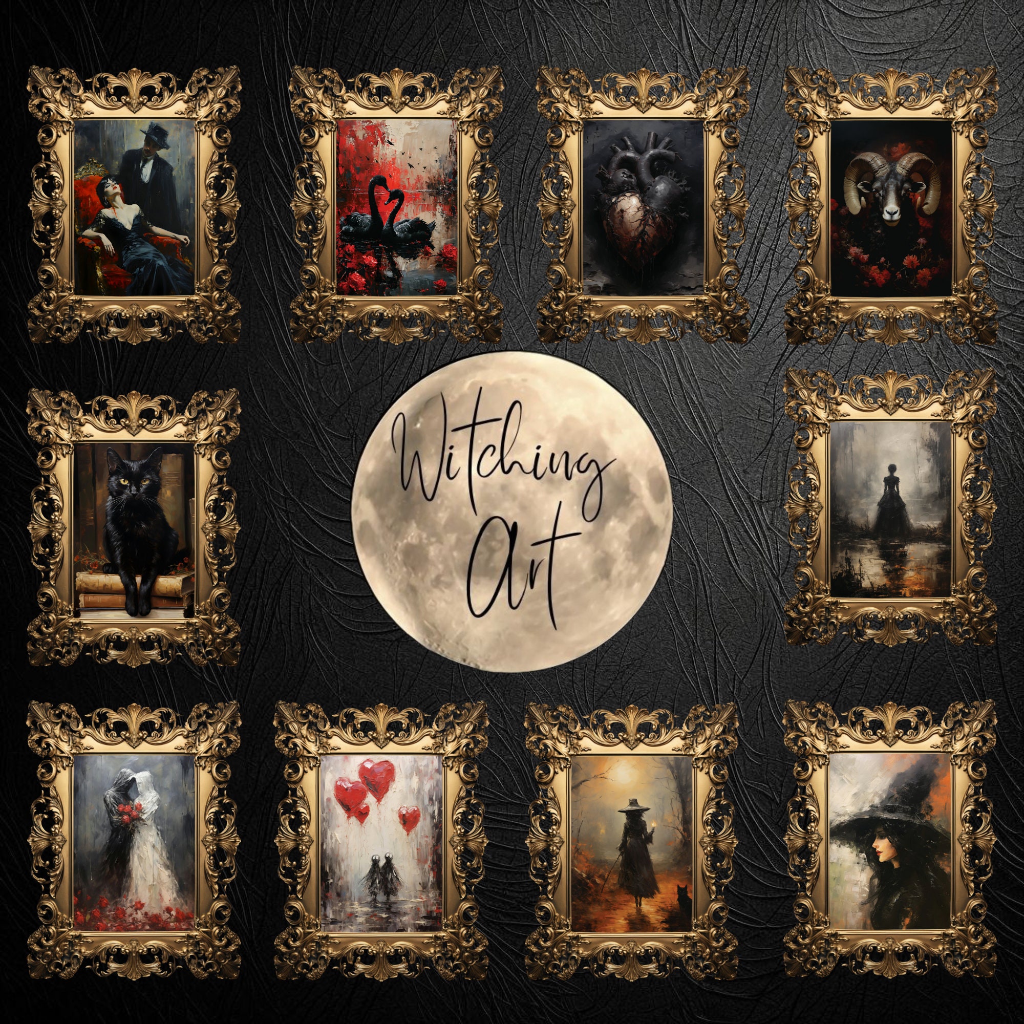 Dark Fairy Art Print: Forestcore Goth Home Decor - Etsy