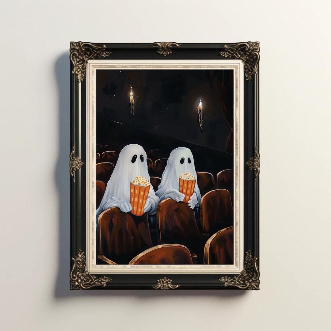 Ghosts at the Movies, Ghosts in Theater, Ghost Painting, Ghost Decor ...