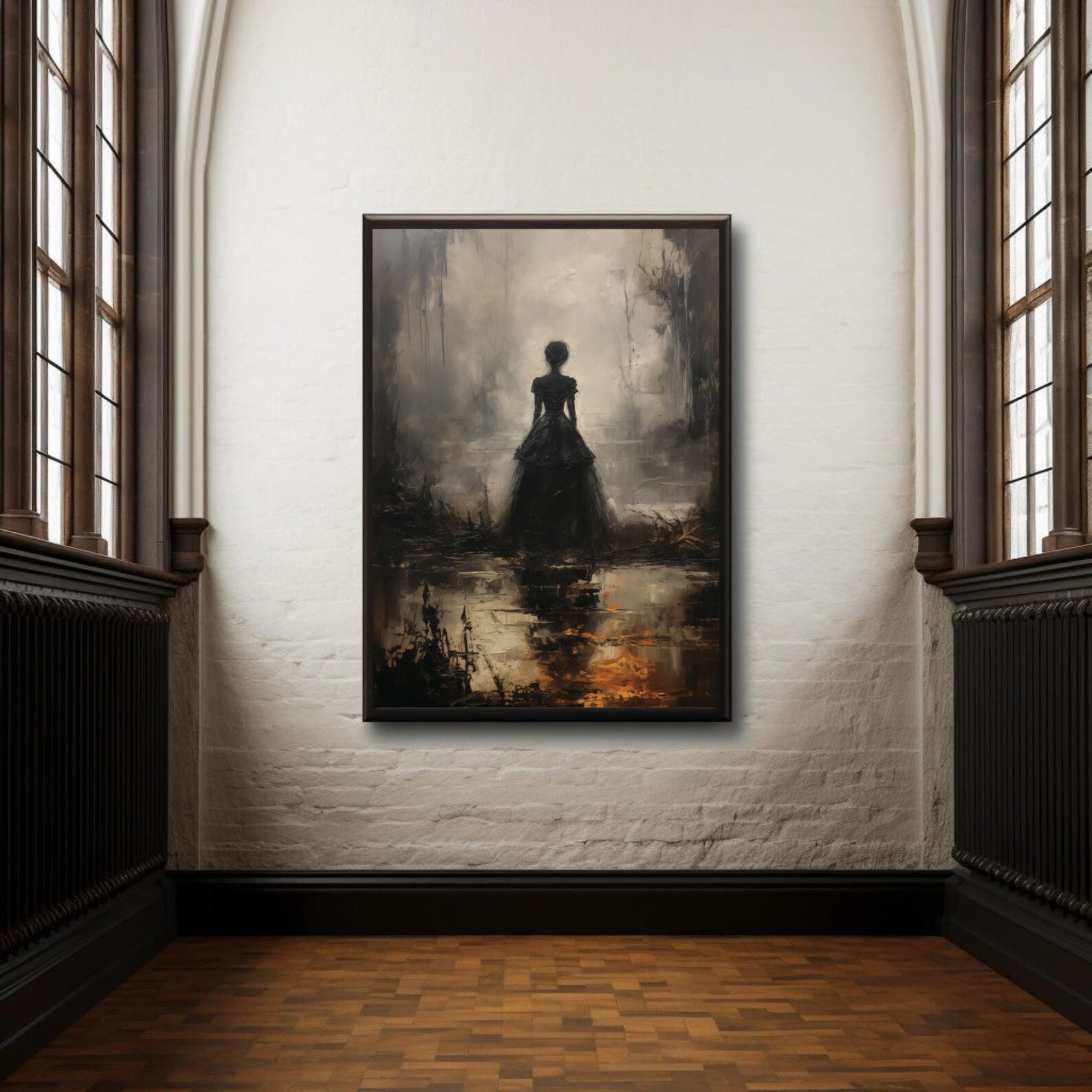Victorian Woman in the Swamp, Victorian Giclée, Gothic Victorian ...