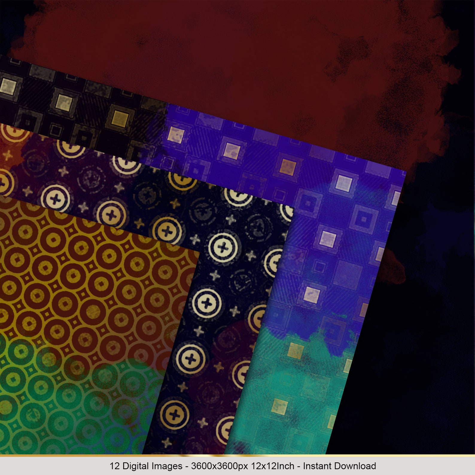 Magic Digital Paper | Fantasy Papers | Digital Paper Pack | Digital ...