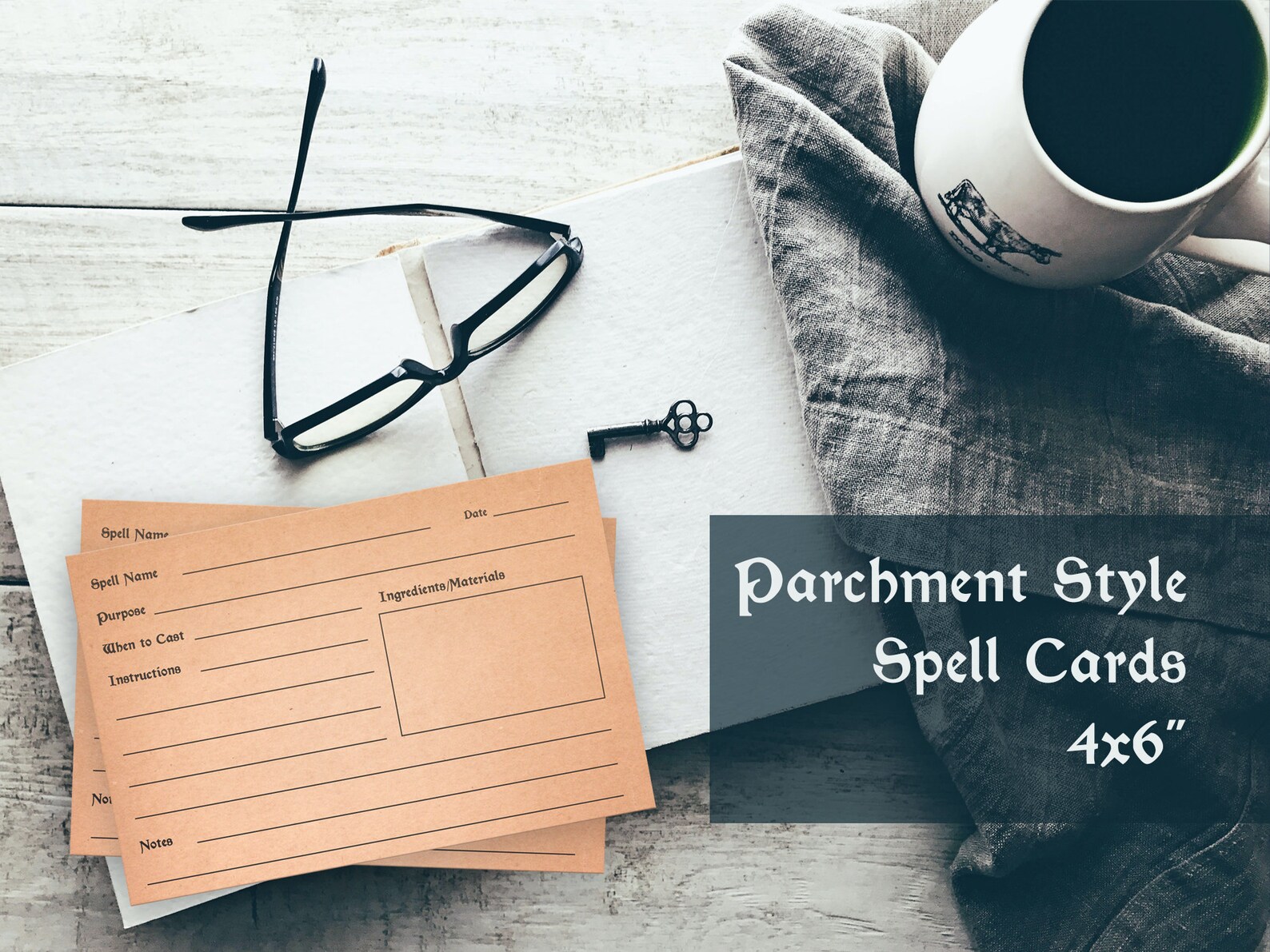 Spell Cards Printable PDF - Instant Download - Witch Spell Cards - Etsy