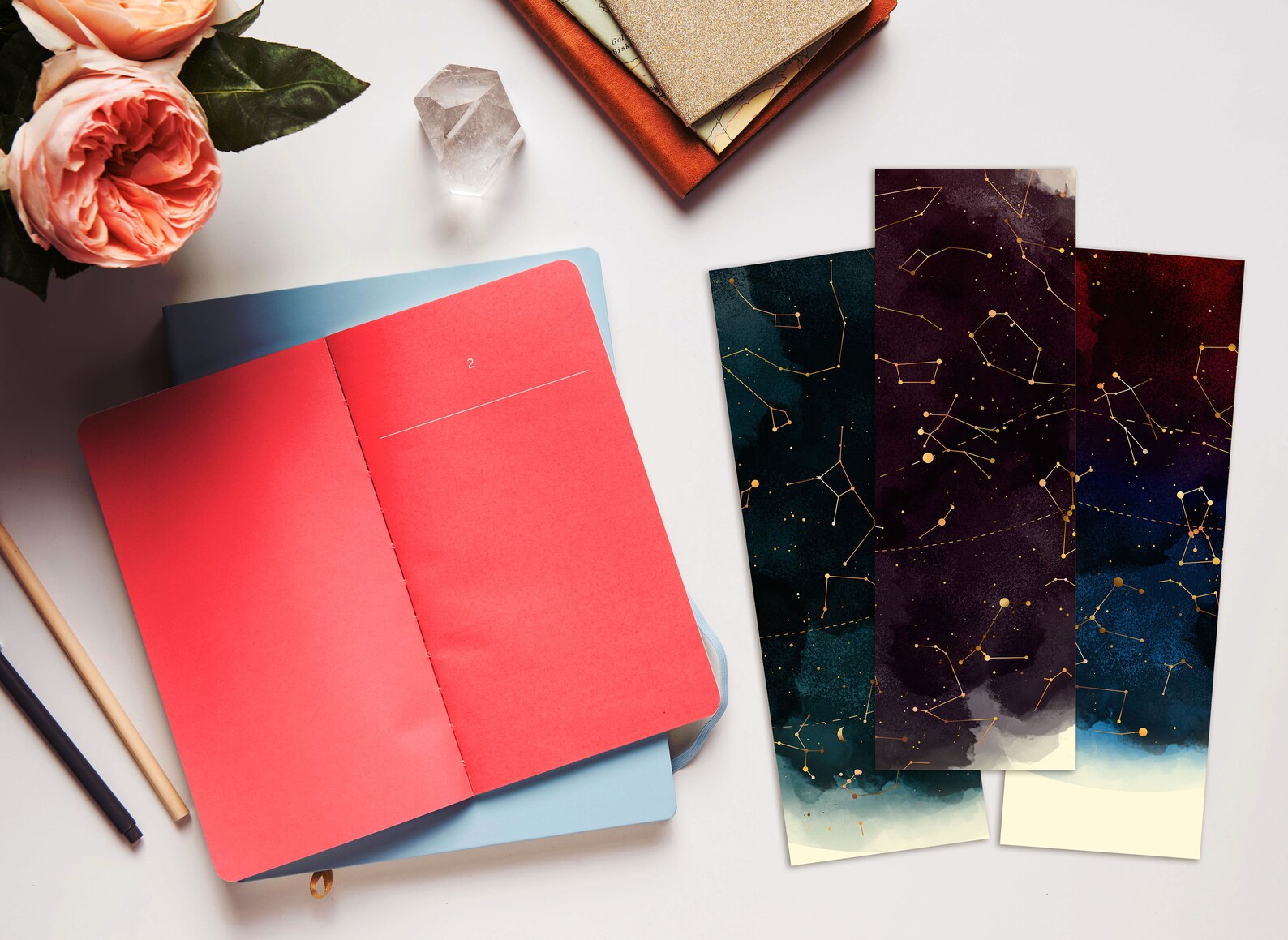 Printable Bookmarks Watercolor Bookmarks Fantasy Bookmarks book Lovers ...