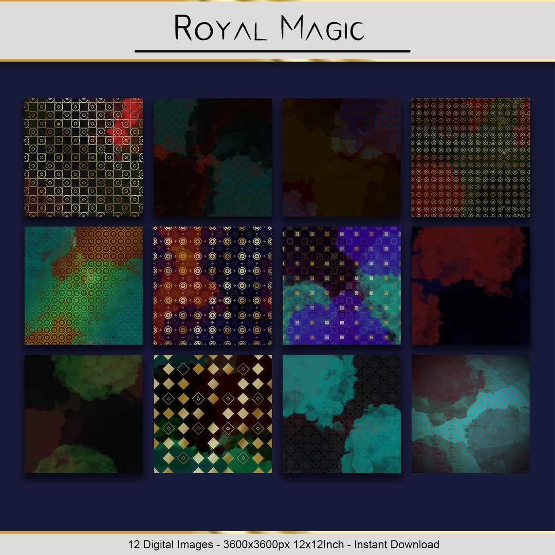 Magic Digital Paper | Fantasy Papers | Digital Paper Pack | Digital ...