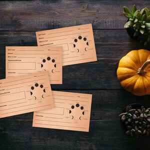 Witch Spell Cards | Print Spell Cards | Wicca Spell Cards | Book of ...