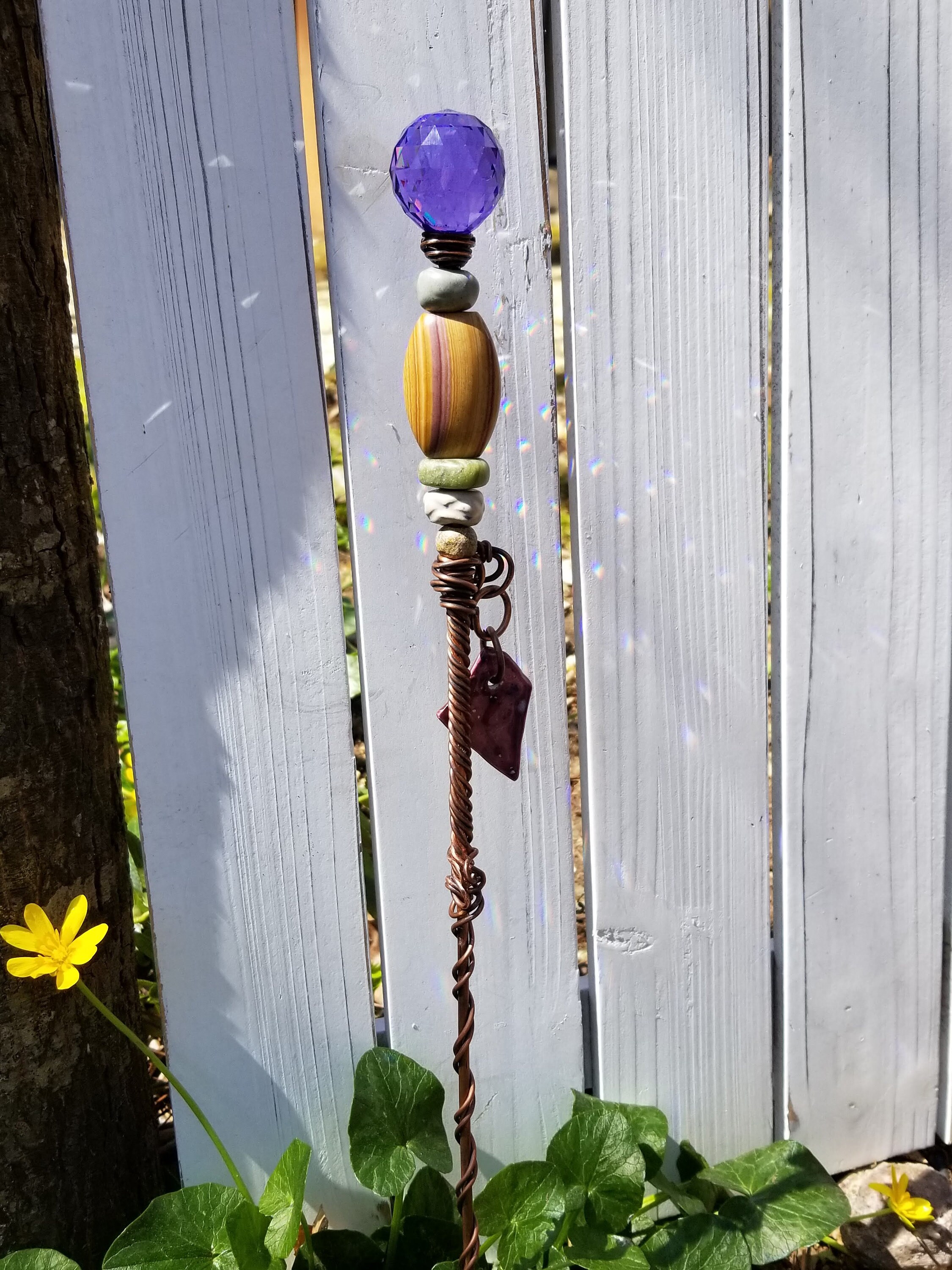 Swarovski Strass Ball, Wonderstone, Plant Stake Design, Potted Garden ...