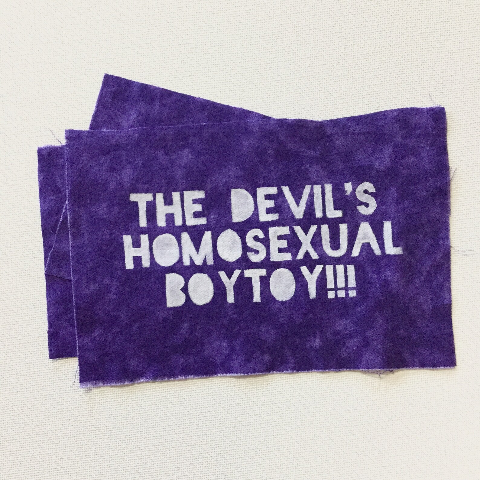 The Devil's Homosexual Boytoy Sew-on Patch Gay Queer - Etsy