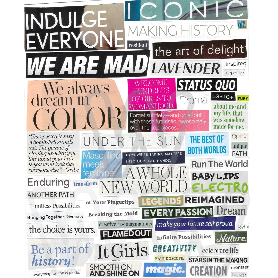 PRIDE Digital Collage Sheet - Queer, Gay, Printable, Lgbtq+, Pride ...