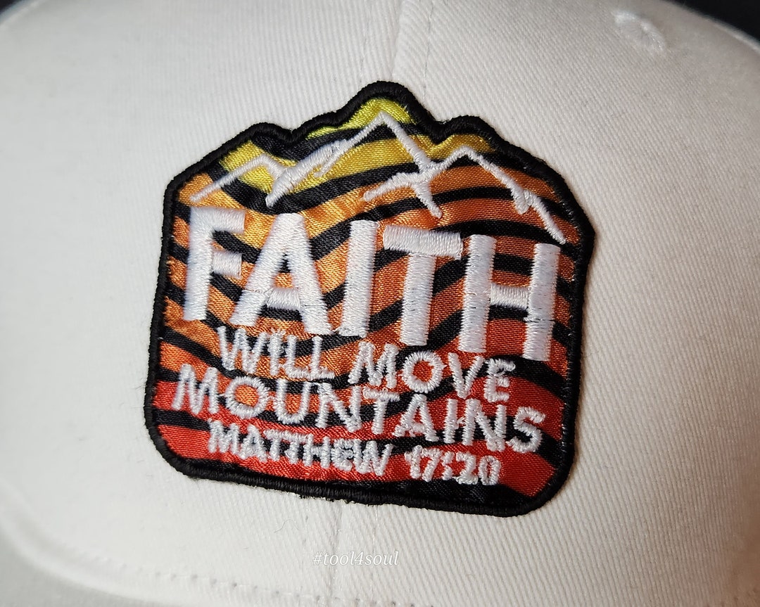 Faith Will Move Mountains Iron-on Patch: Christian Gift - Etsy
