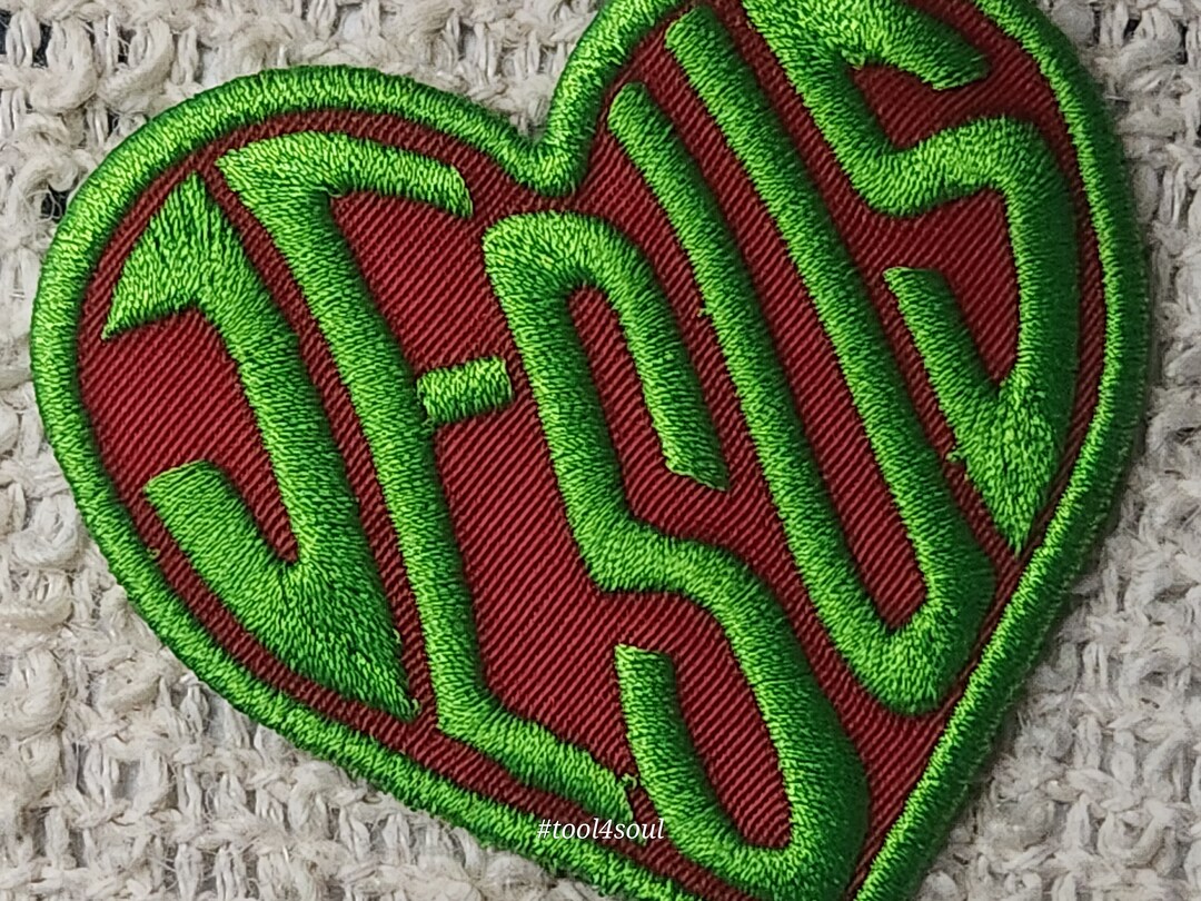 Love Jesus Patch Fluorescent Green Embroidery Embroidered Iron on Sew ...