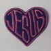 Love Jesus Patch Fluorescent Green Embroidery Embroidered Iron on Sew ...