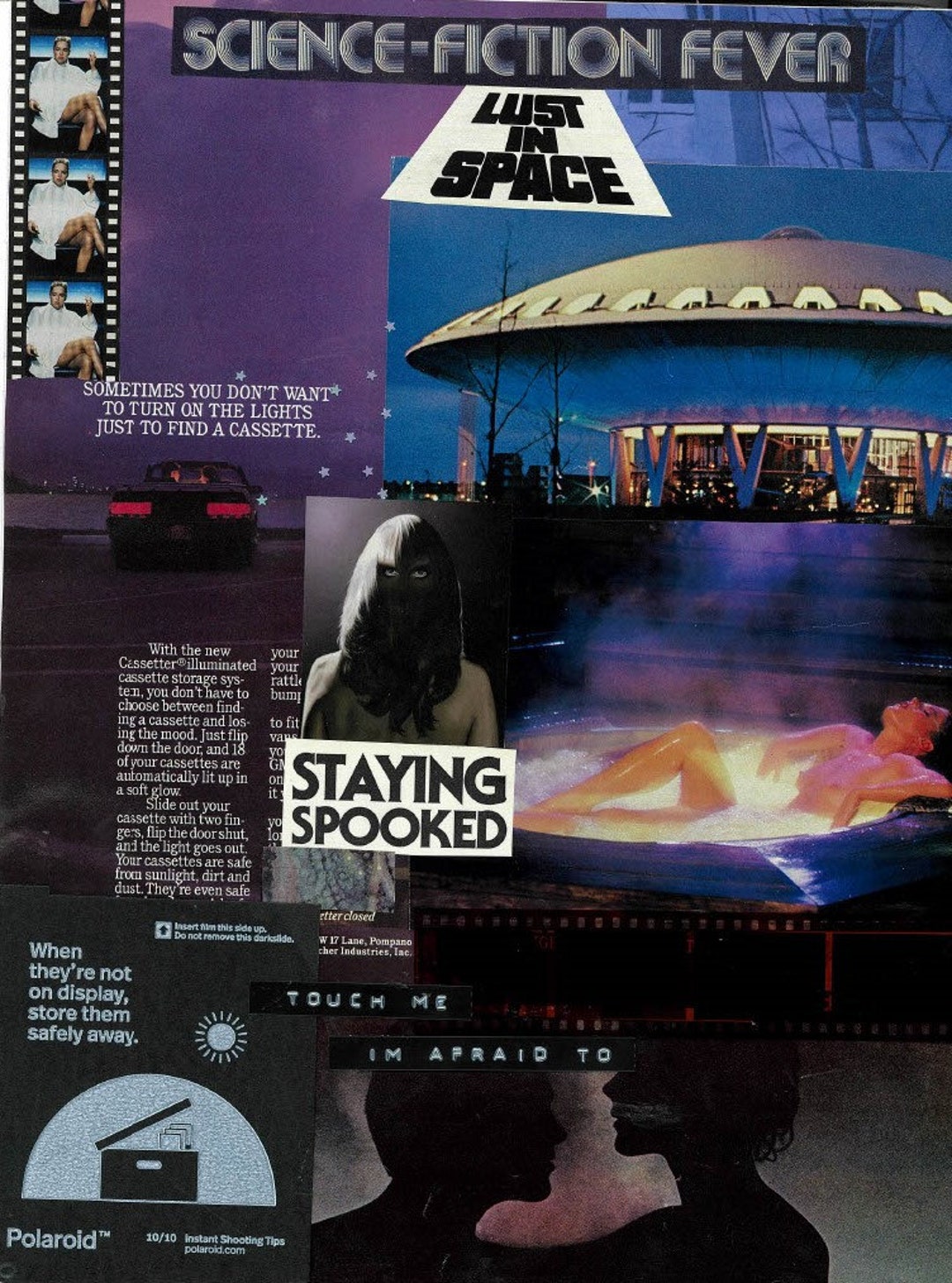 Science Fiction Retro Collage Poster - Etsy