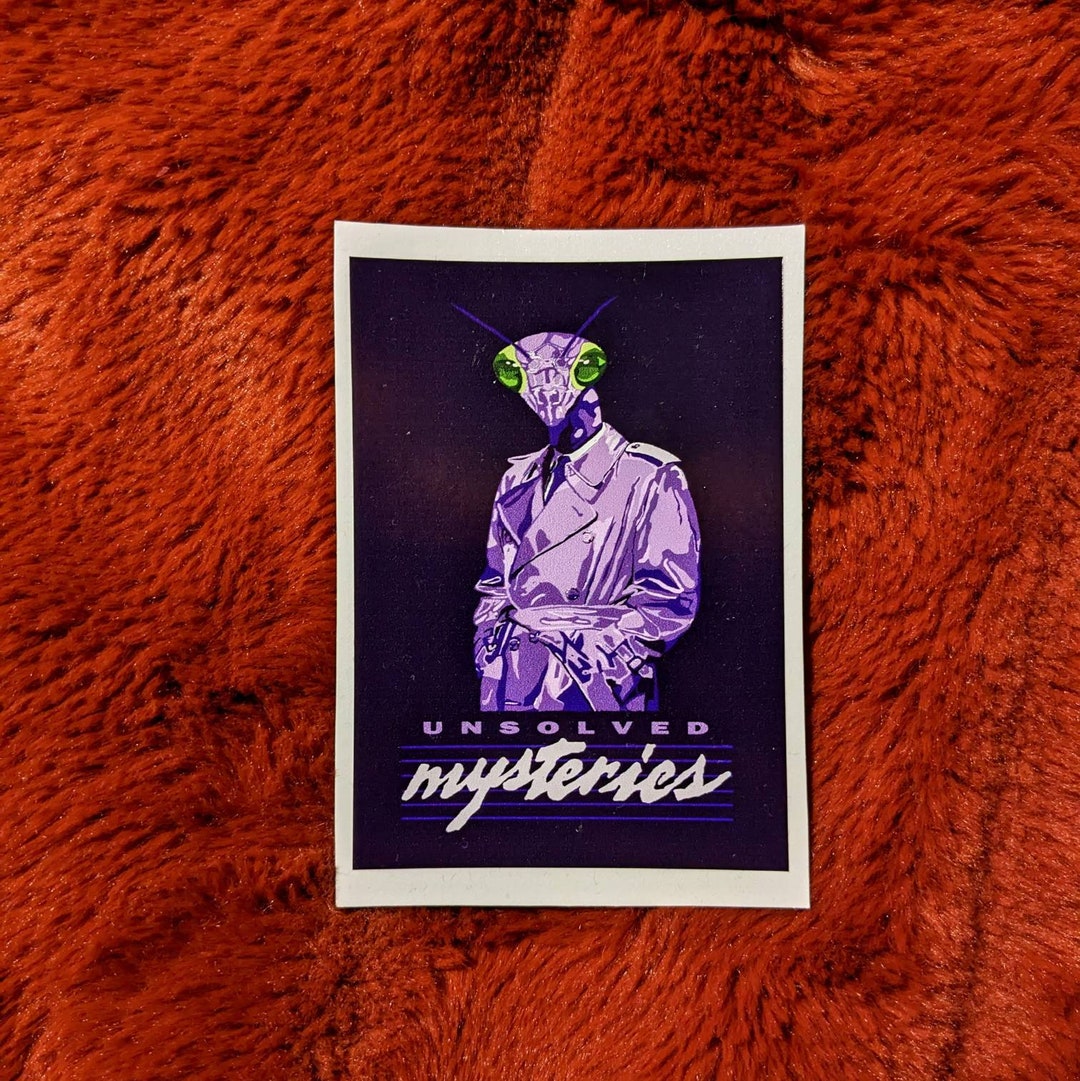Retro Unsolved Mysteries Horror Sticker - Etsy