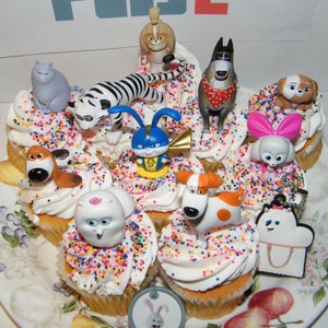 The Secret Life of Pets 2 Movie Deluxe Cake Toppers Cupcake Decorations ...