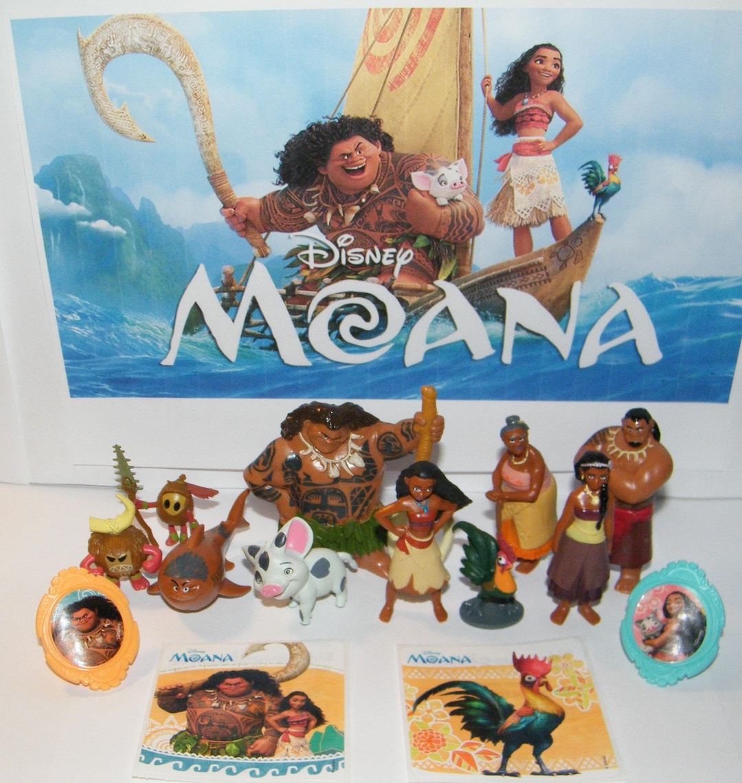 Disney Moana Movie Deluxe Party Favors Goody Bag Fillers Set of 14 With ...