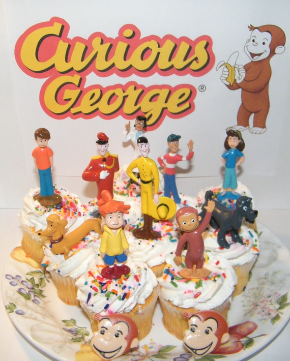 Curious George Cake Topper Set