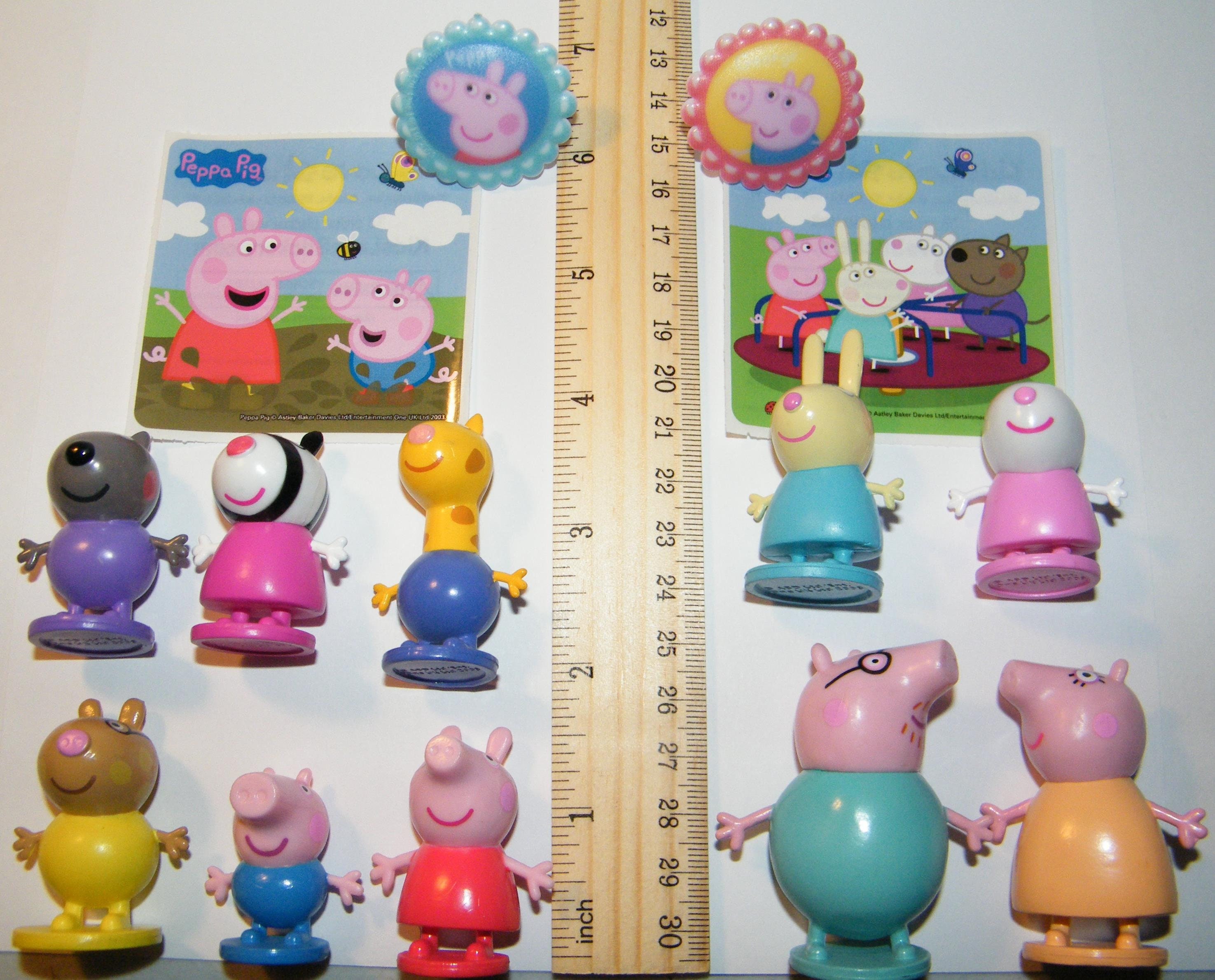 Peppa Pig Deluxe Party Favors 14 Set With 10 Figures 2 Fun | Etsy