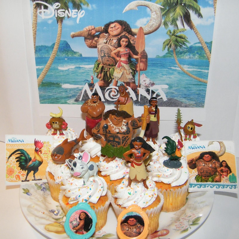 Disneys Moana Figurines - Etsy