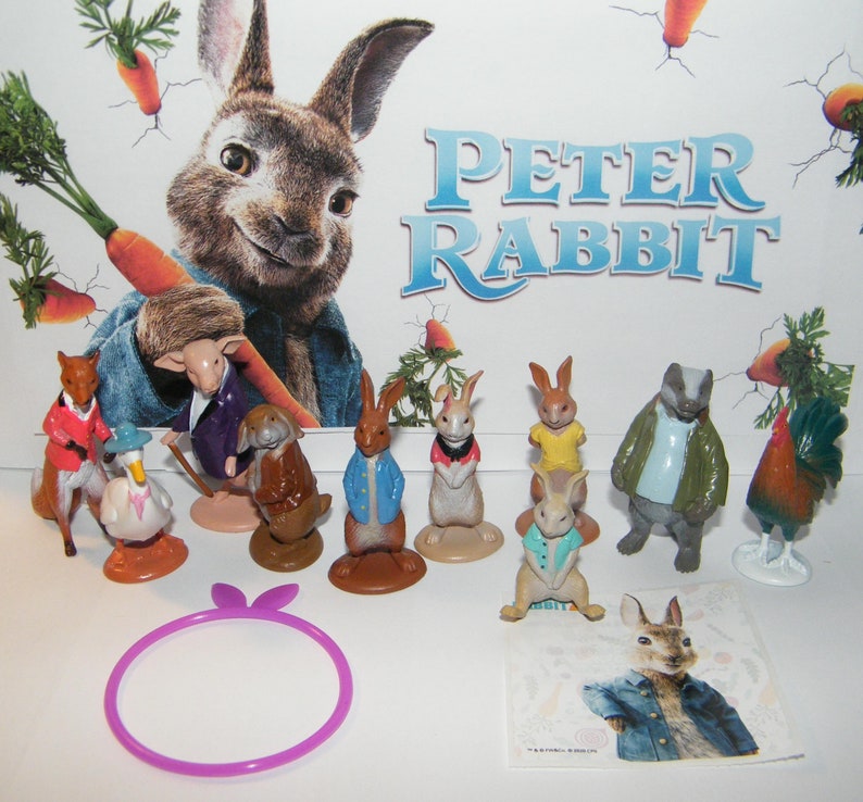 Peter Rabbit Deluxe Party Favors Goody Bag Fillers Set of 12 With 10 ...