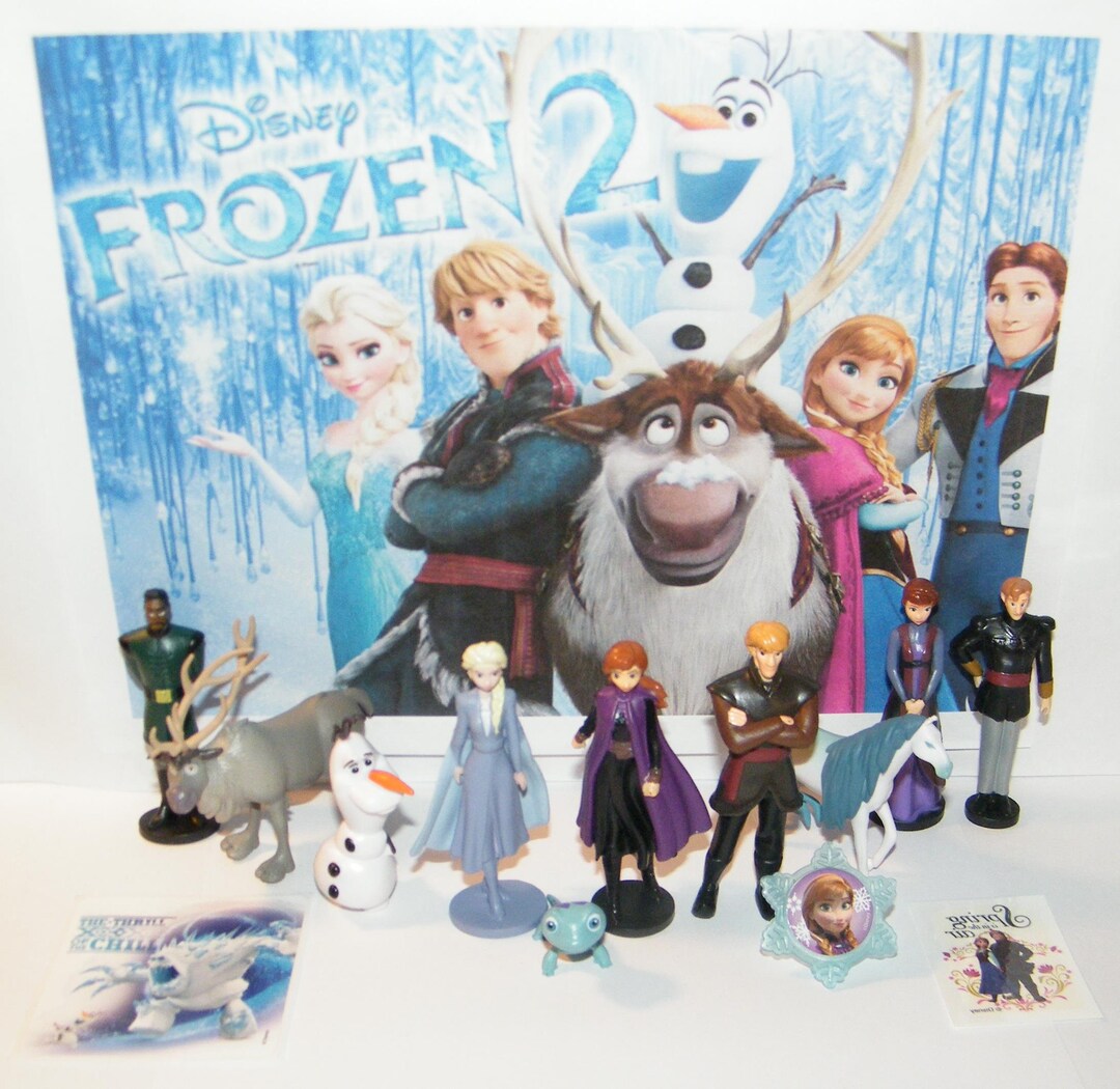 Disney Frozen 2 Movie Deluxe Party Favors 13 Set With 10 Figures ...