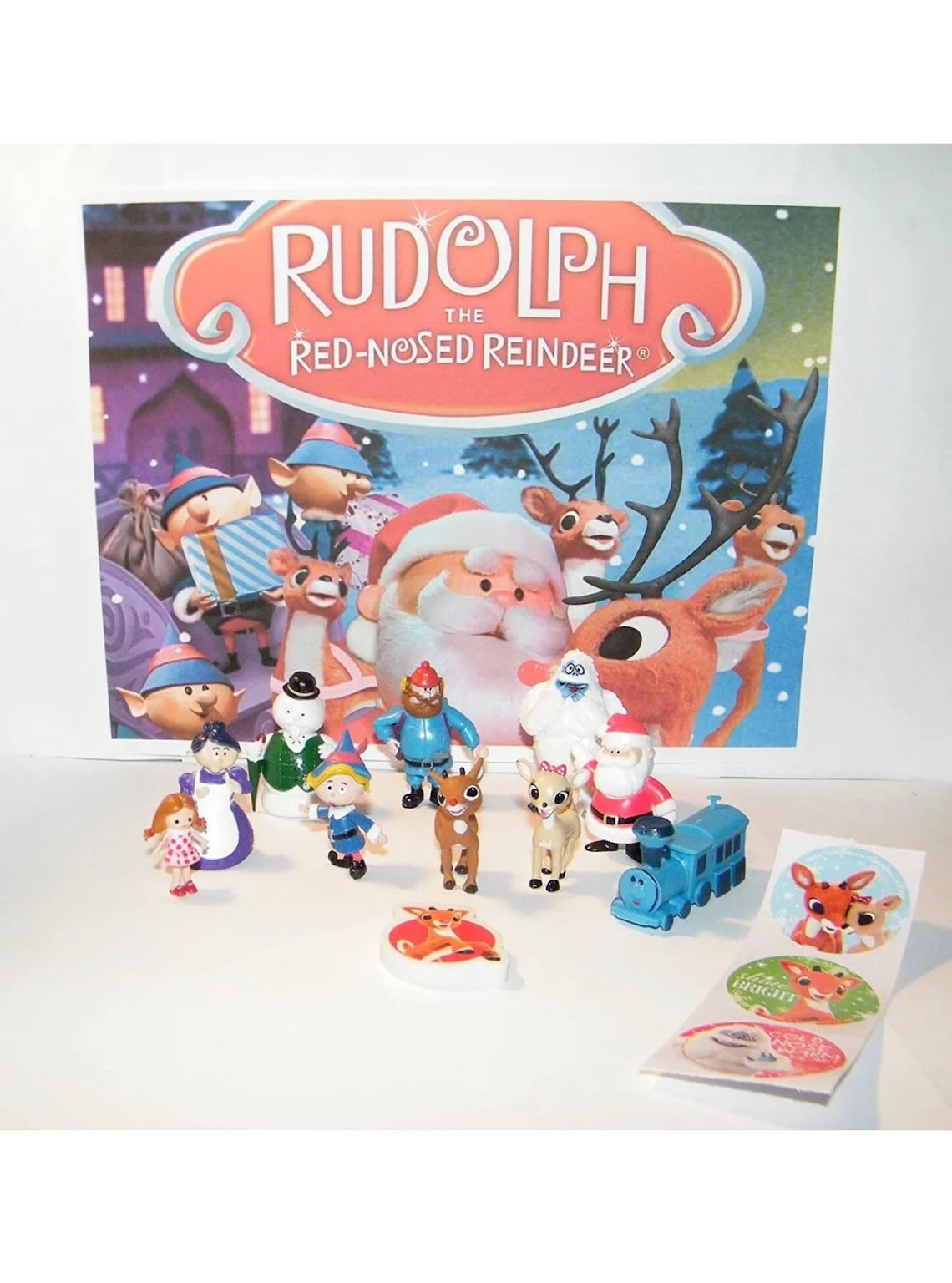 Rudolph the Red Nosed Reindeer Fun Party Favors Goody Bag - Etsy