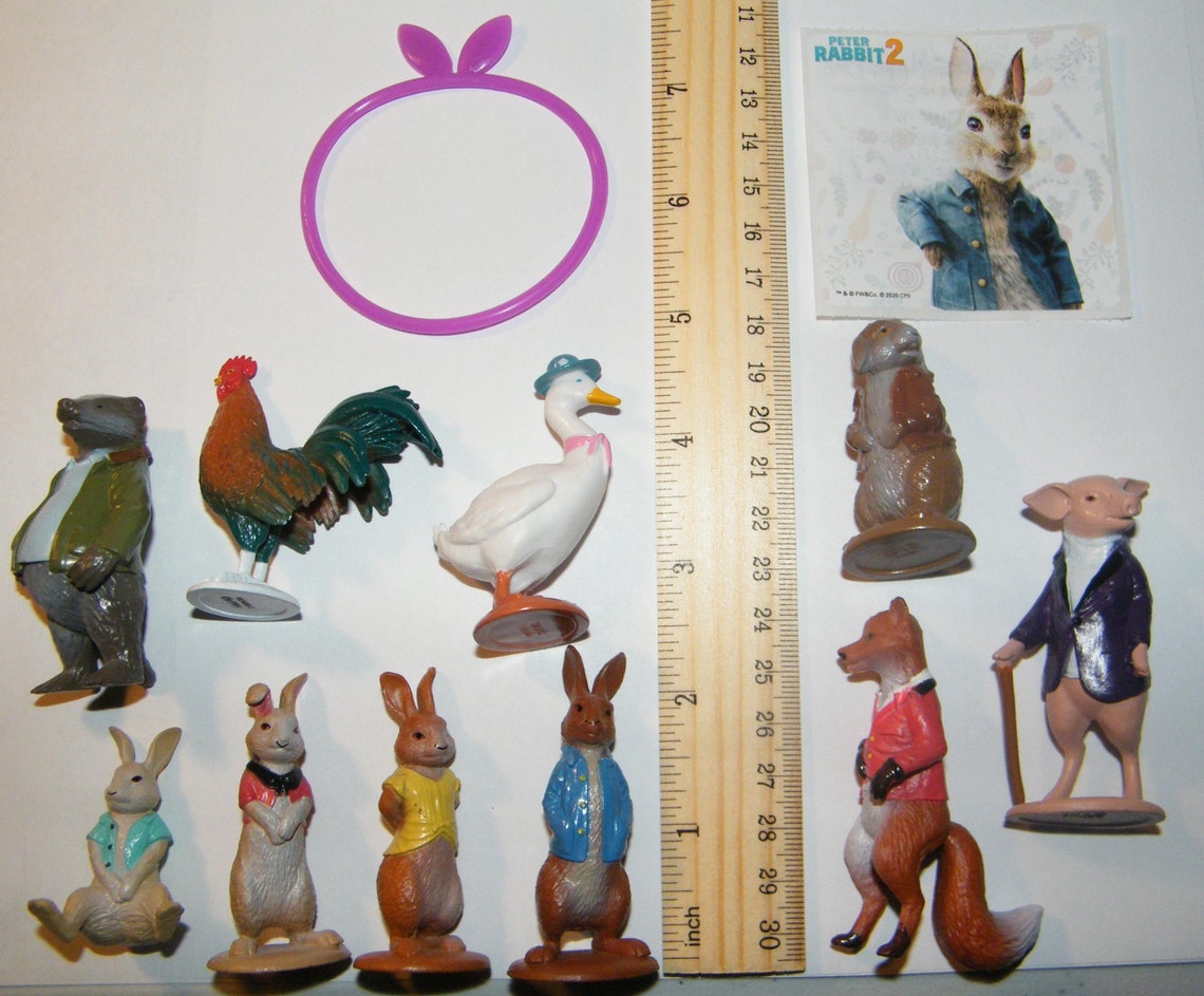 Peter Rabbit Deluxe Party Favors Goody Bag Fillers Set of 12 With 10 ...