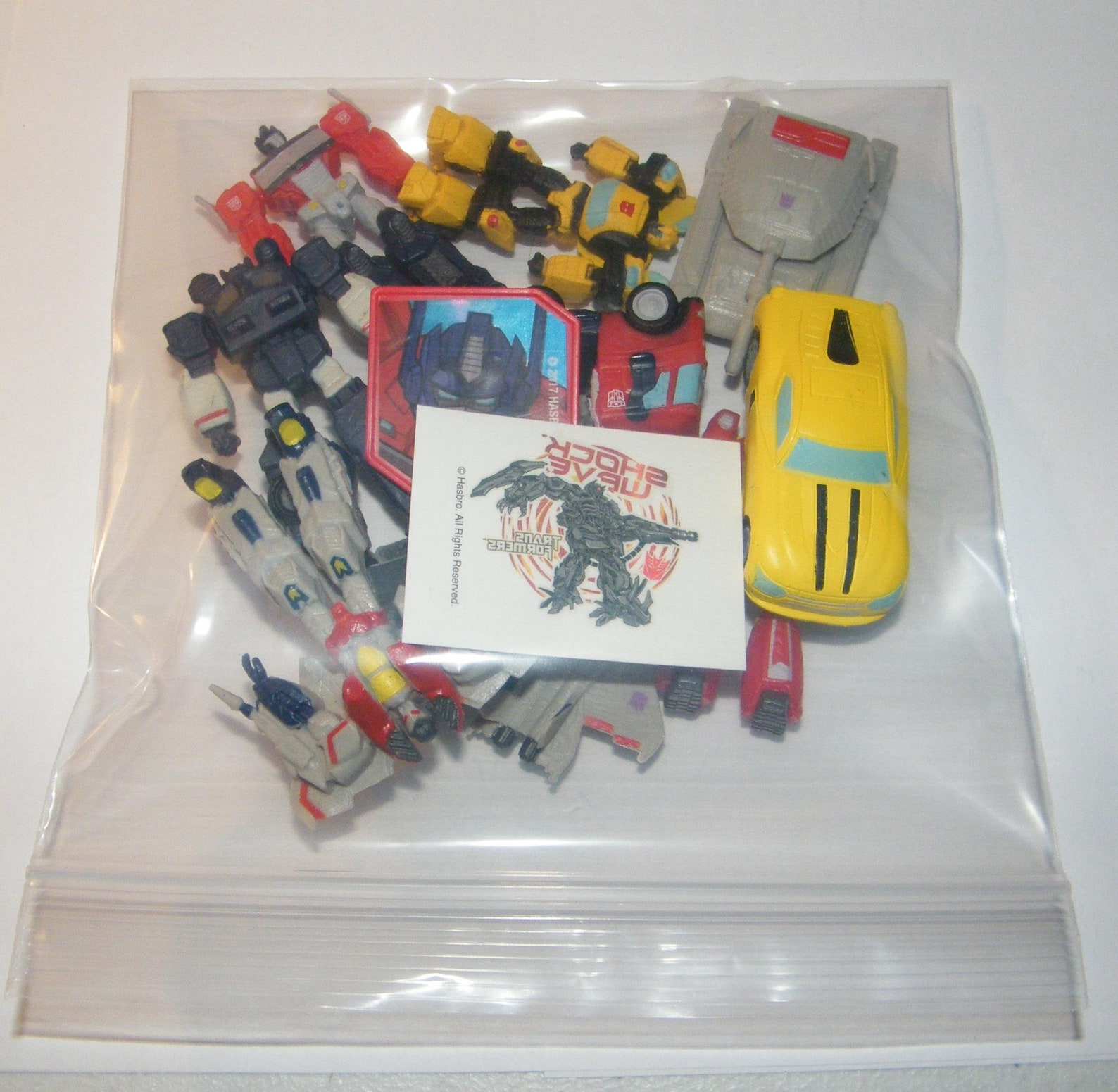 Transformers Deluxe Party Favors Set of 12 With 10 Figures and Vehicles ...