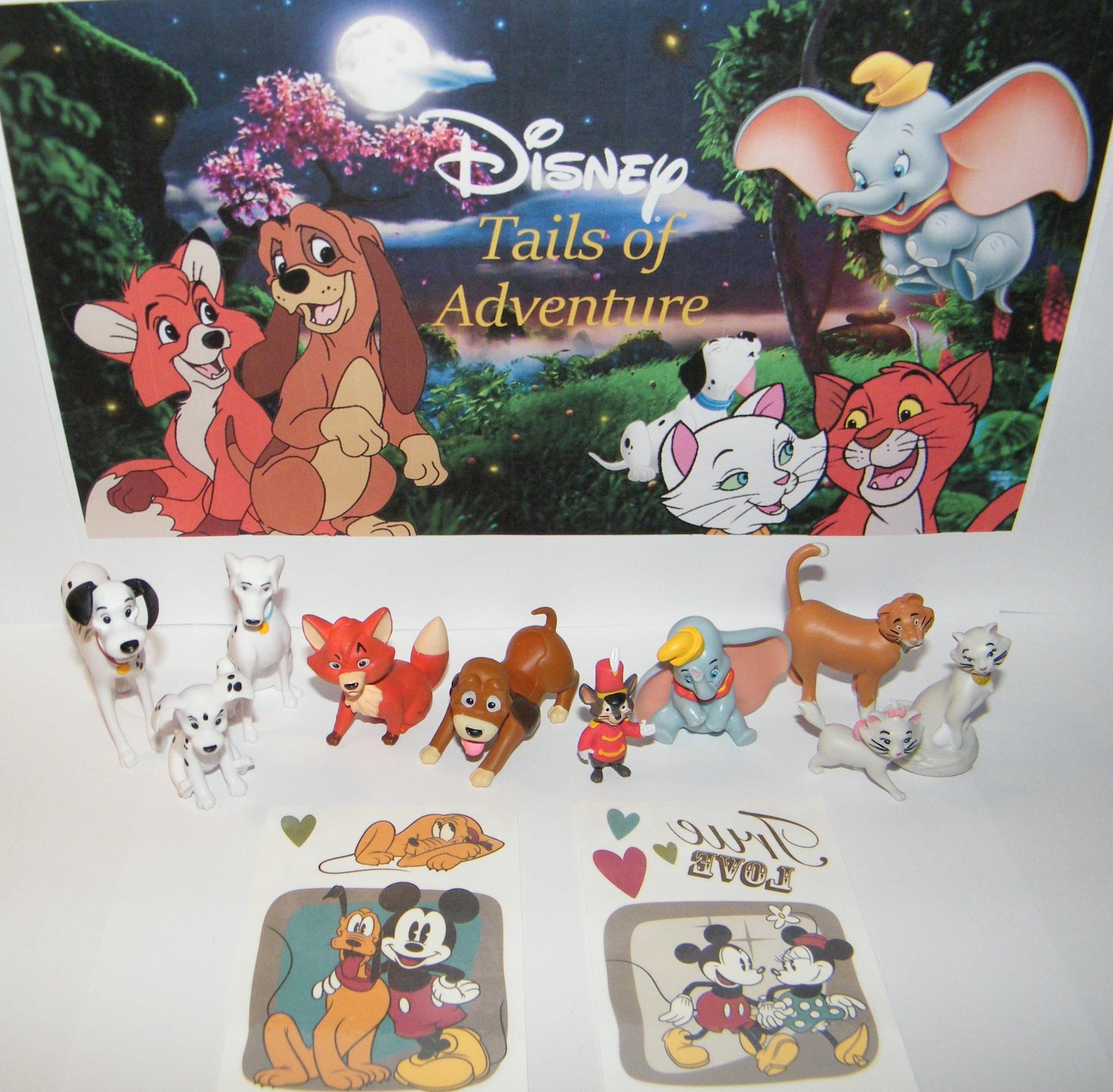 Disney Classic Tails Party Favors 12 Set Featuring Figures - Etsy