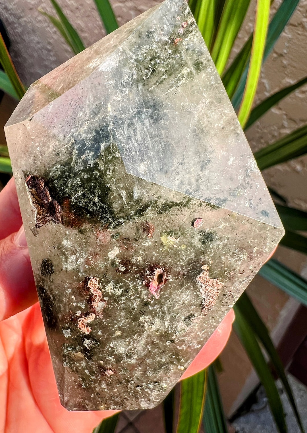 Shamanic Dream Quartz Freeform, Garden Quartz, Scenic Quartz, Lodolite ...