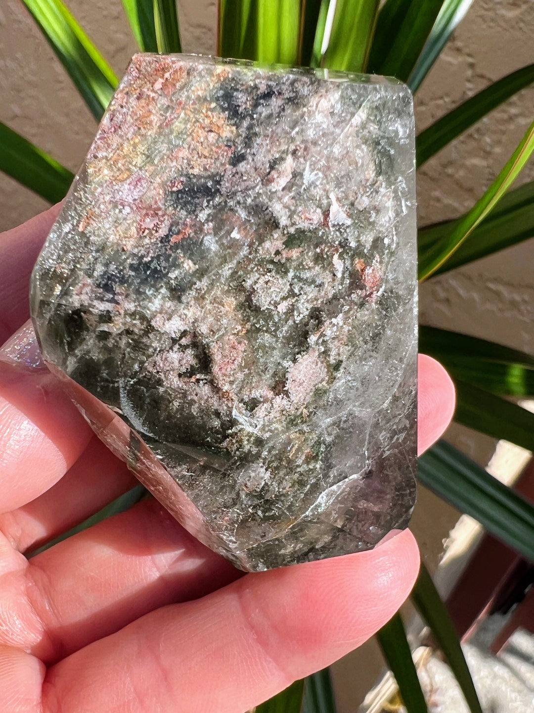 Shamanic Dream Quartz Freeform, Garden Quartz, Scenic Quartz, Lodolite ...