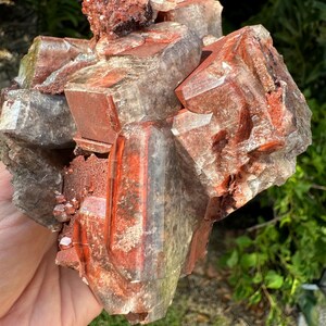 Stunning Chocolate Calcite Statement Crystal/red Velvet Calcite Cluster ...