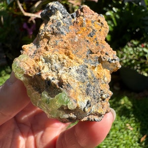 Fluorescent Botryoidal Hyalite Opal on Feldspar and Black Tourmaline ...